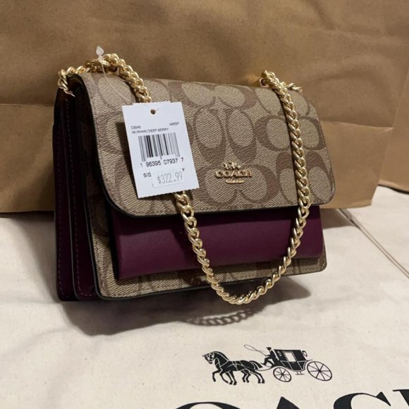 Coach | Bags | Coach Mini Klare Crossbody In Signature Coated | Poshmark